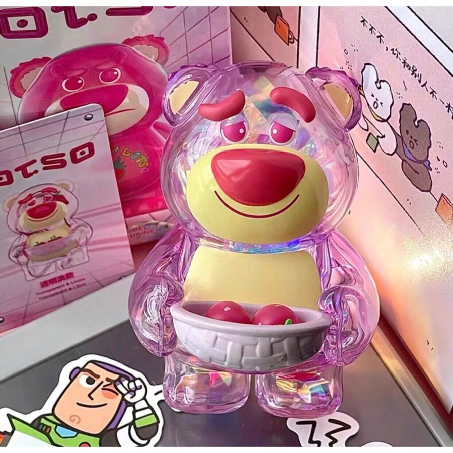 Miniso Disney Variety Of Lotso (Strawberry Bear) Series Ornaments Blind ...