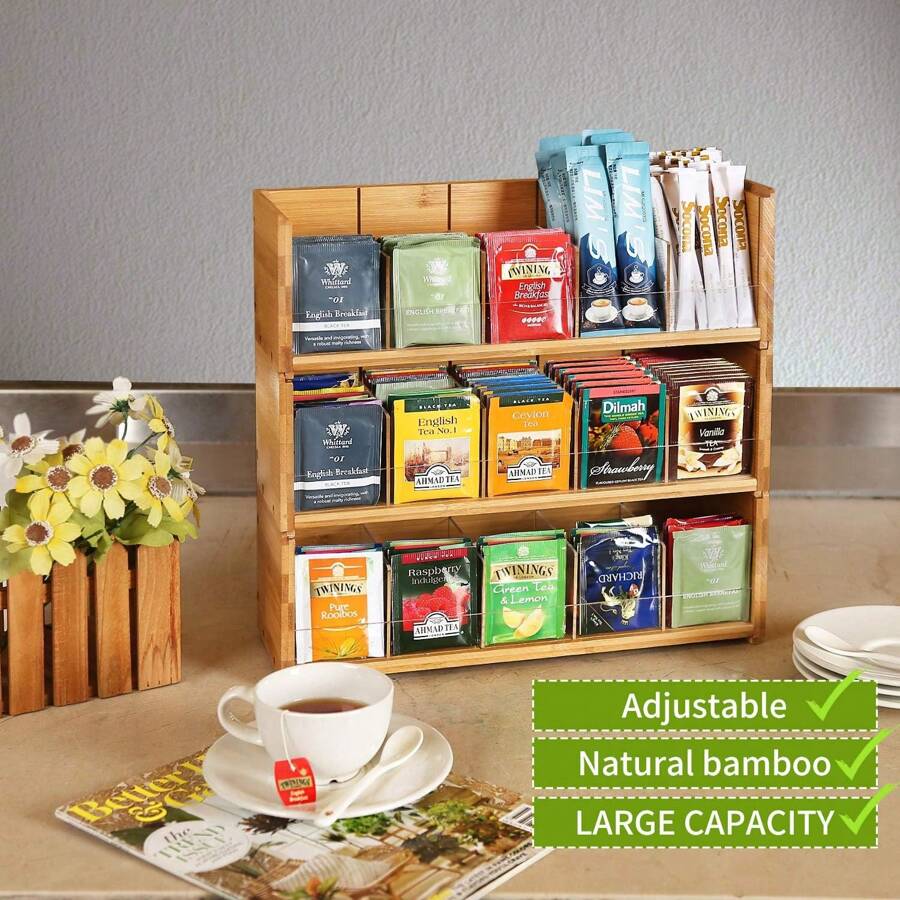 Bamboo-Tea-Bag-Organizer-Storage-Box-3-Tier-Stackable-Holder Tea Bag ...