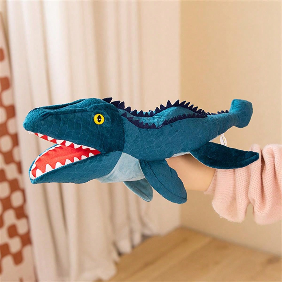 1pc Realistic Animal Dinosaur Hand Puppet, 11.81 Inches T-Rex Hand ...
