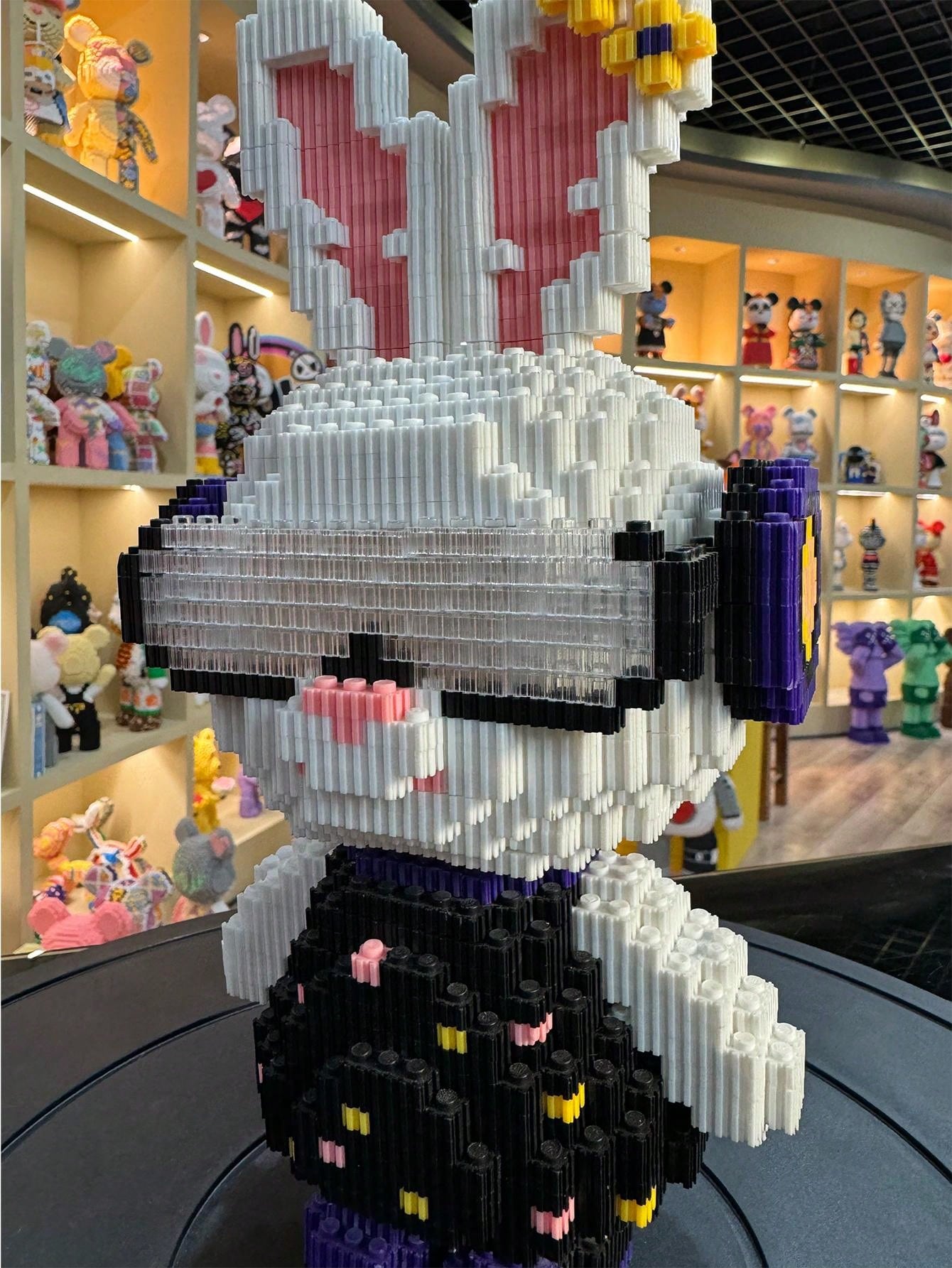 3500pcs DIY Mini Building Block Model Kit, Cute Flower Dress Rabbit ...