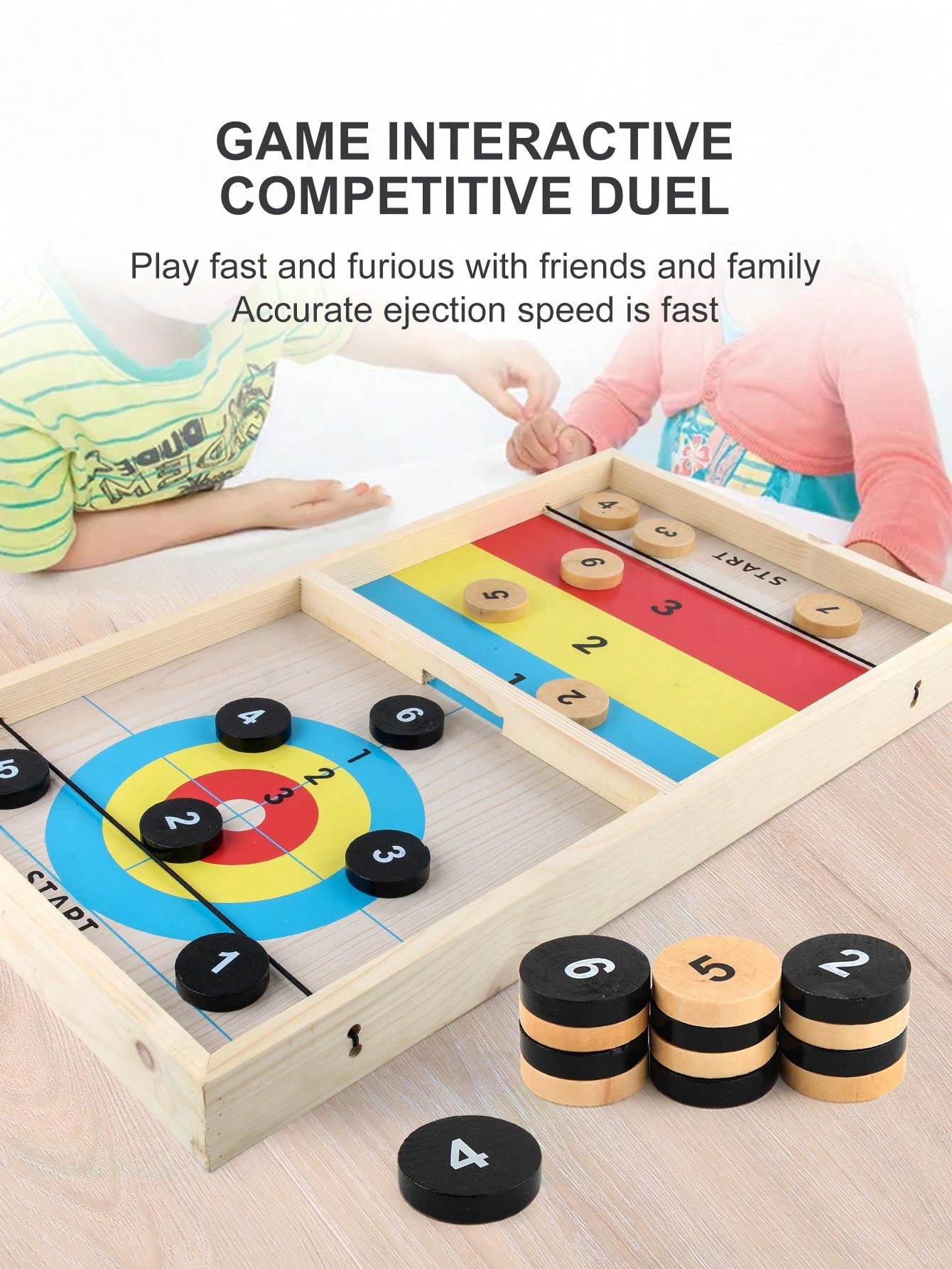 Tabletop Interactive Double-doubles Ping Pong Ball Game Indoor Party ...