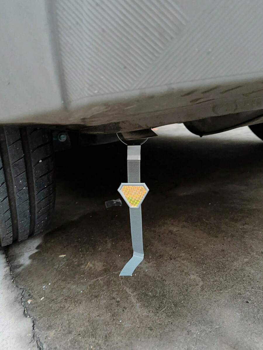 Car Metal Static Strip With Reflective Warning Triangle, Car Static ...
