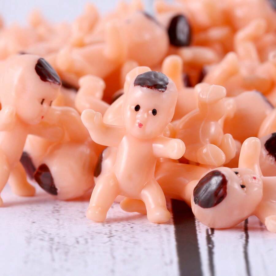 20pcs Mini Plastic Babies, Tiny Plastic Babies ,Small Baby King Cake ...