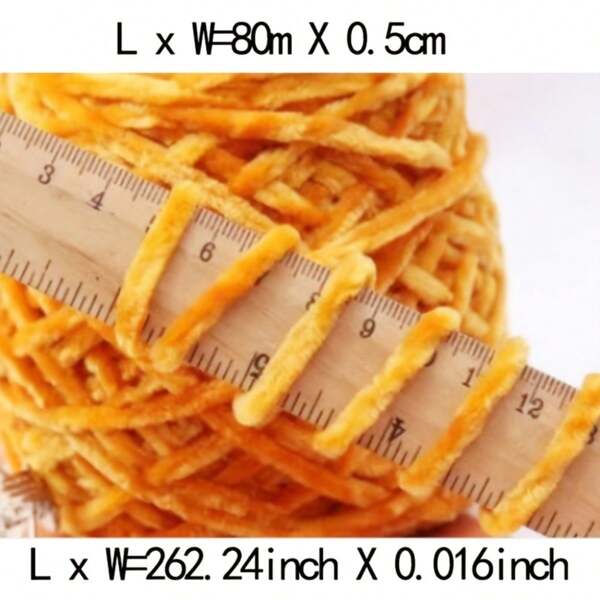 1pc 3.53oz Velvet Yarn Soft Yarn Crochet Knitting Yarn DIY Sweater ...