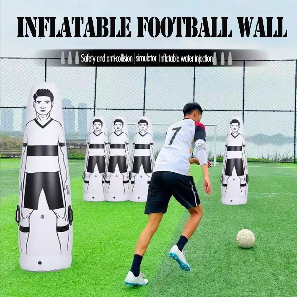 White 1 Pack (1 Inflatable Cylinder Included) Inflatable Football ...