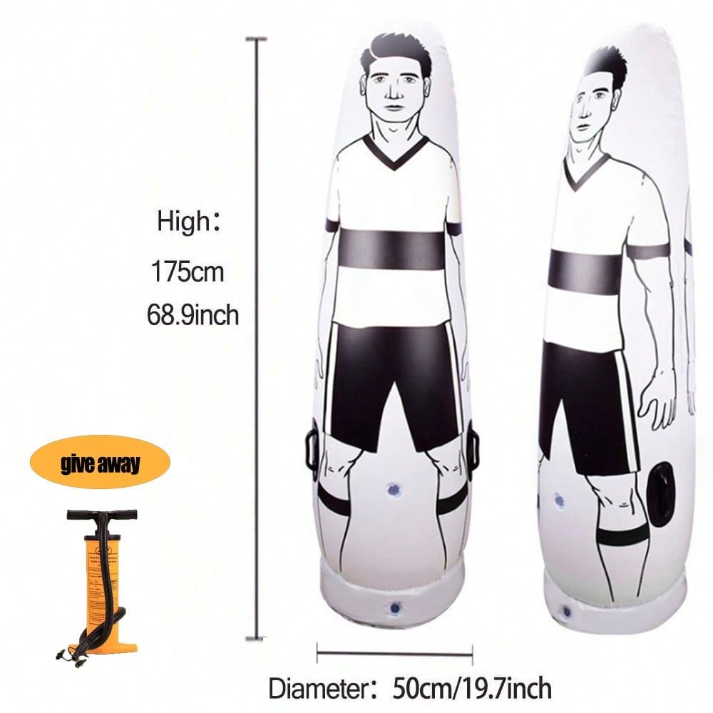 White 1 Pack (1 Inflatable Cylinder Included) Inflatable Football ...