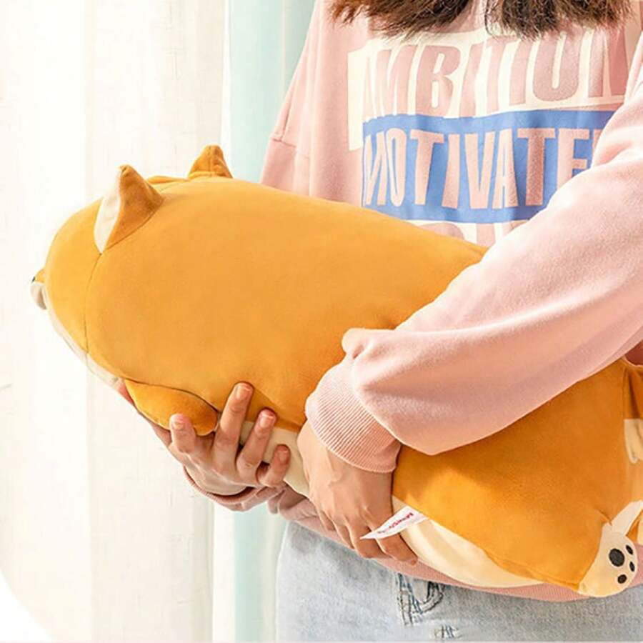 Miniso Shiba Inu Series-Planking Soft Plush Doll (Yellow) | SHEIN UK