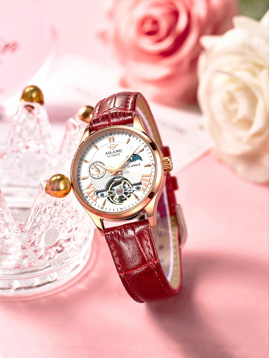Ladies' Automatic Mechanical Watch With Water Resistance, Night Vision ...