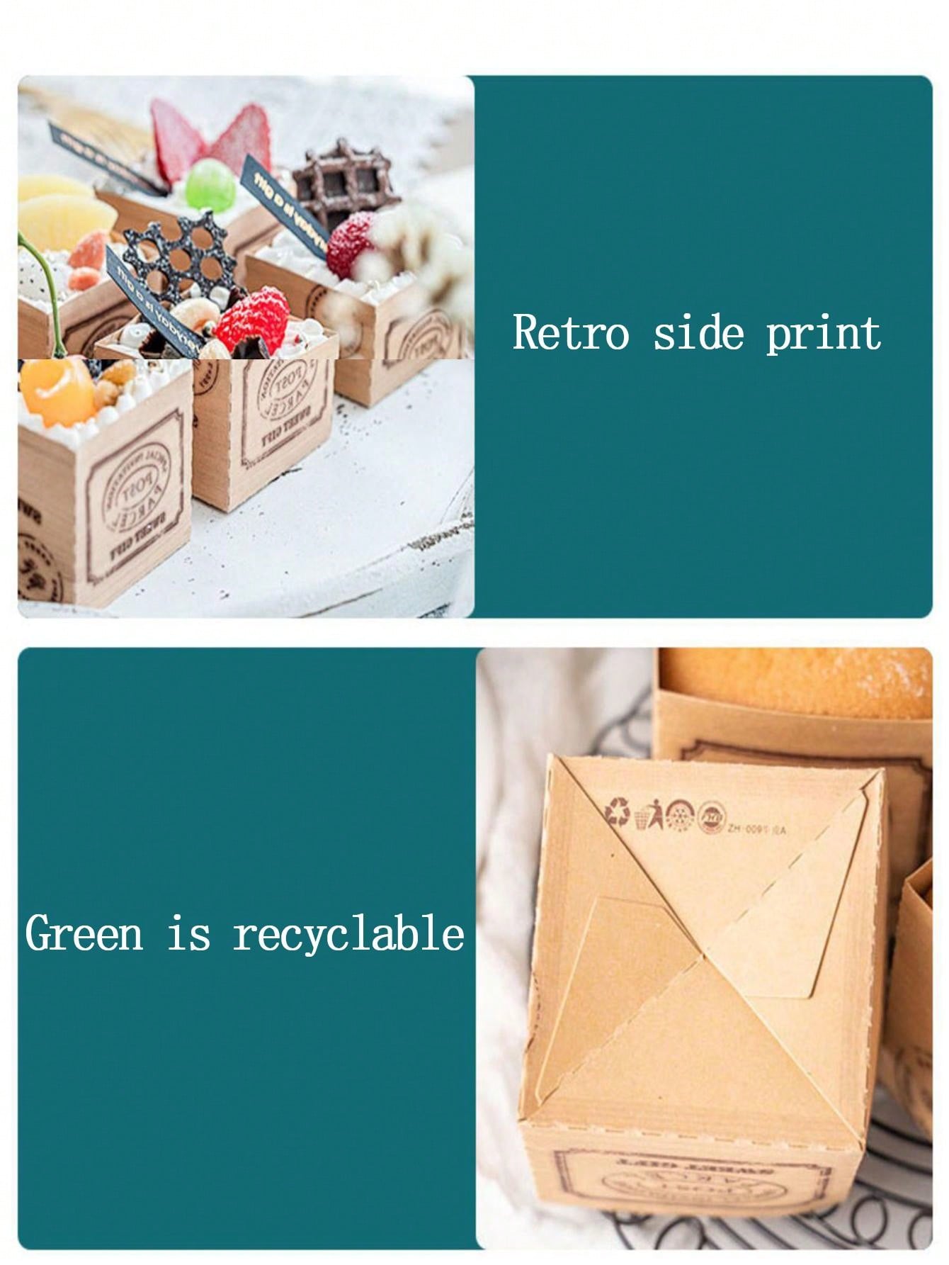 Multiple Disposable High Temperature Resistant Cake Packaging Paper Box ...