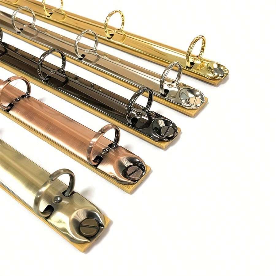 1pc A4 Size Metal Loose-Leaf Binder With Back Plate, Detachable 4-Ring ...