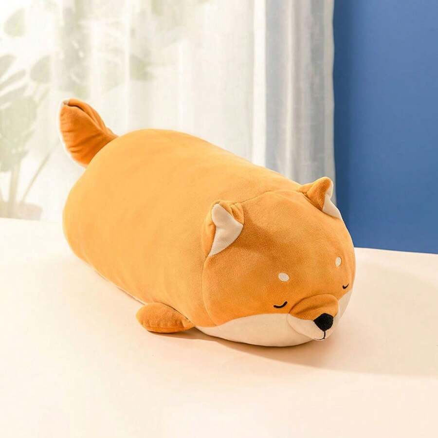 Miniso Shiba Inu Series-Planking Soft Plush Doll (Yellow) | SHEIN UK
