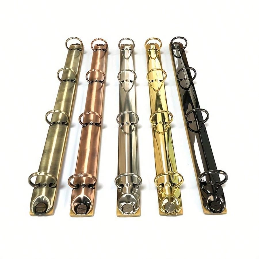 1pc A4 Size Metal Binder With Backplate And 4 Removable Ring Binder For ...