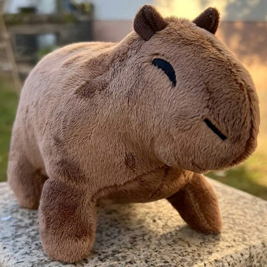 Simulation Stuffed Animals Capybara Rodent Plush Toys, Cute Lifelike ...