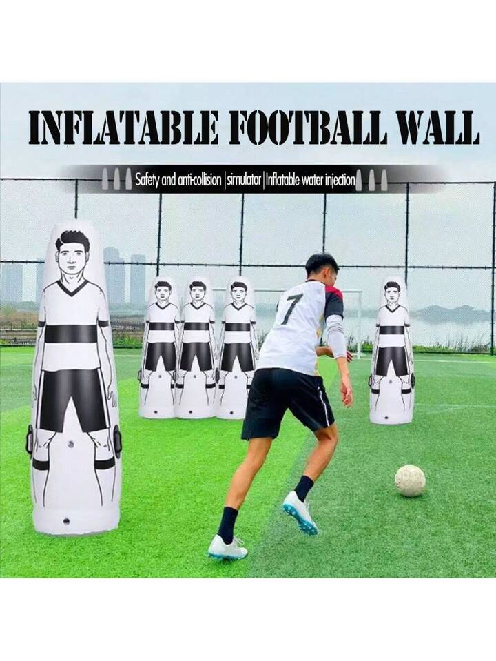 White 1 Pack (1 Inflatable Cylinder Included) Inflatable Football ...