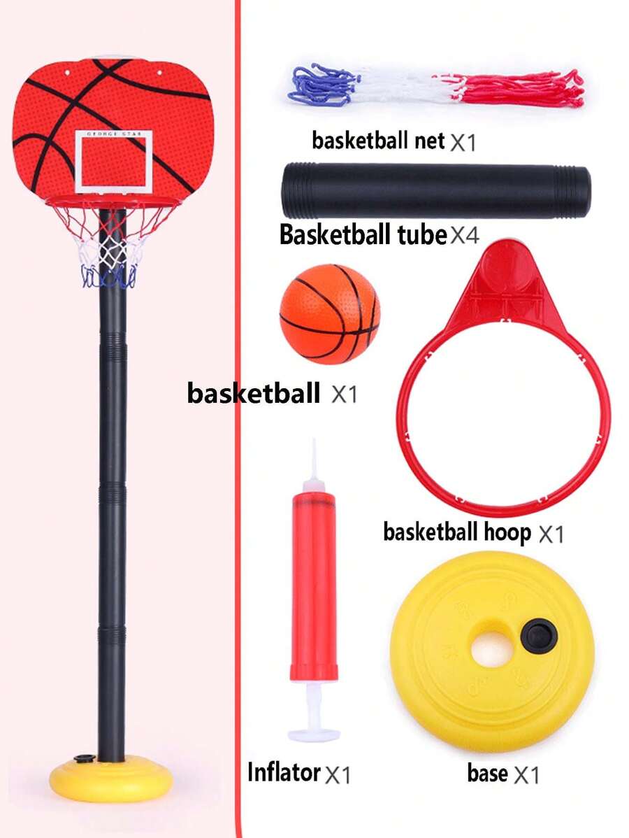 Kids Basketball Stand With Board, Adjustable Height Indoor/Outdoor ...