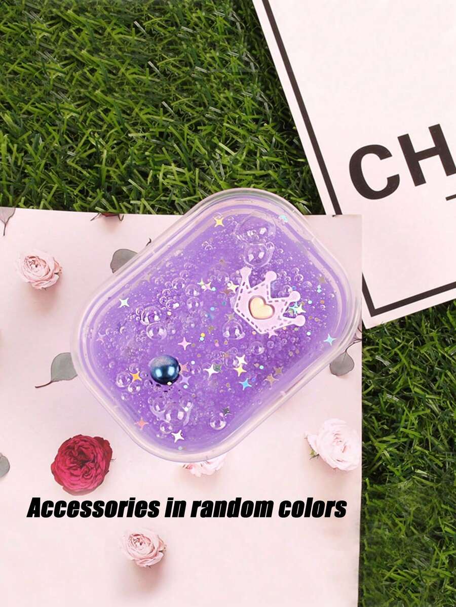 1box Purple Crystal Clear Slime Putty | SHEIN USA