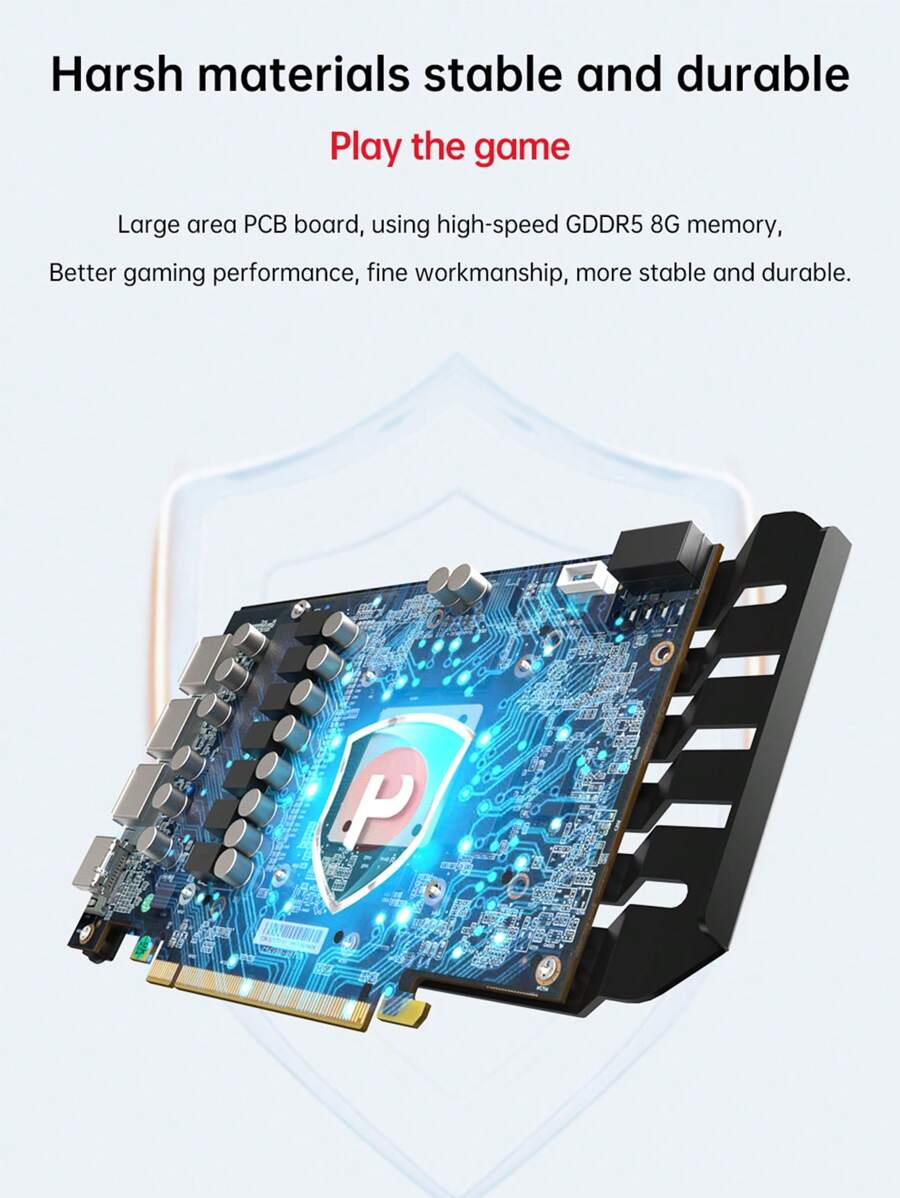 SOYO SOYO AMD Radeon RX580 8G Graphics Cards GDDR5 Memory Video Gaming ...