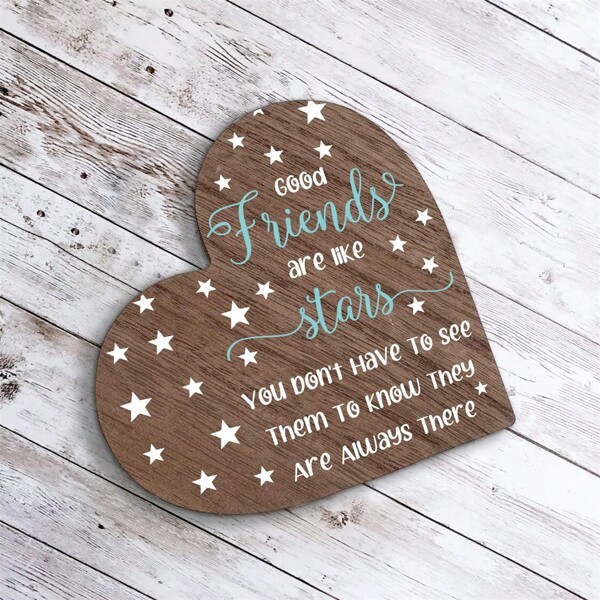 1pcs Valentine'S Day Wooden Heart Shaped Plaque Standing Wooden Heart ...