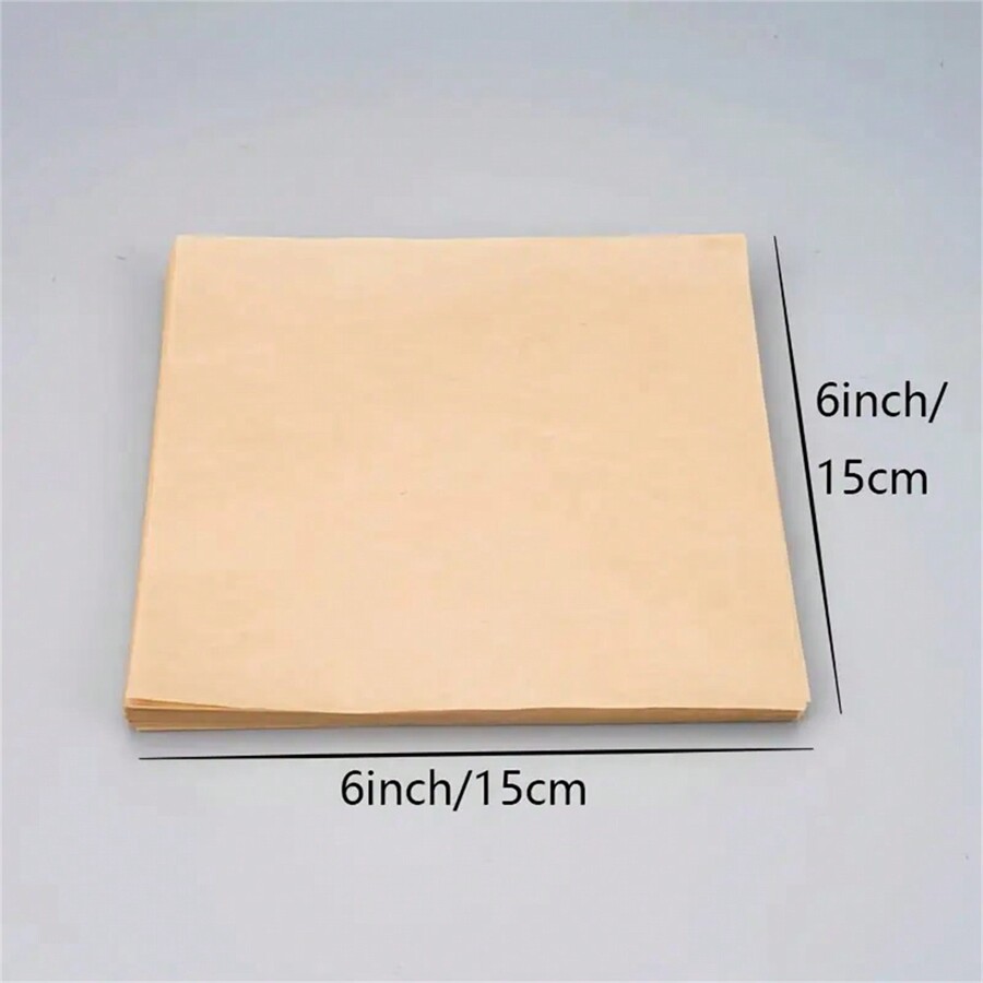 100 Sheets Of Primary Color Non-Stick Waxed Paper - Perfect For ...