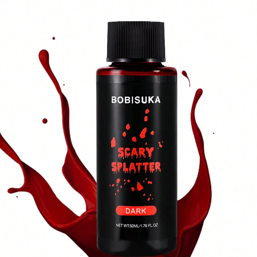 BOBISUKA Halloween Dark Red Fake Blood Realistic Washable Special ...