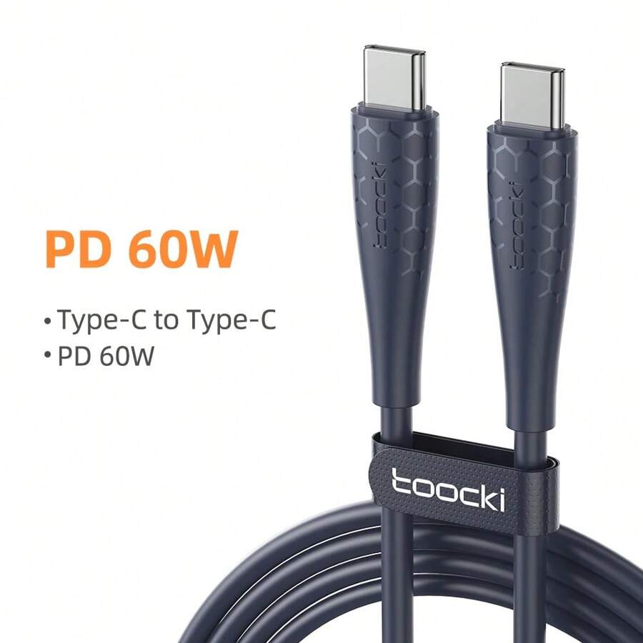 Toocki Fission Usb C To Usb C 60w Data Cable | SHEIN USA
