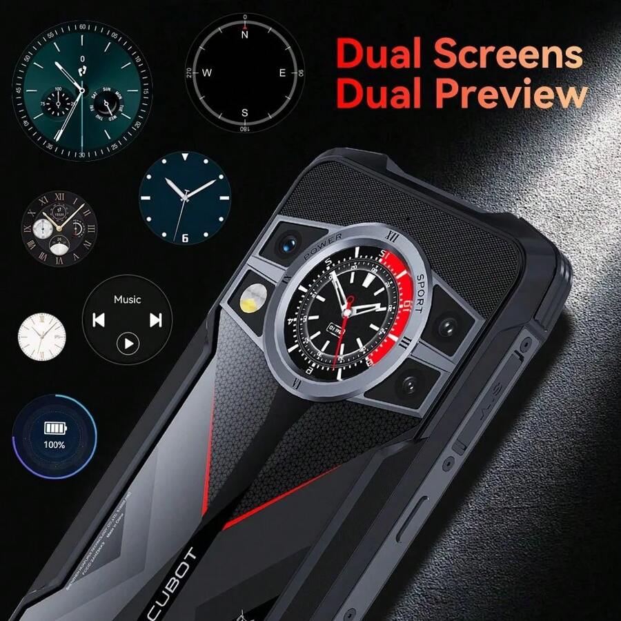 CUBOT KINGKONG 9 Rugged Smartphone, Black, Helio G99 Processor, 120Hz 6 ...