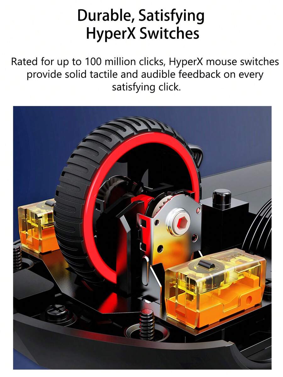 Kingston HyperX Pulsefire Gaming Mouse With Stem RGB 16000 DPI USB ...