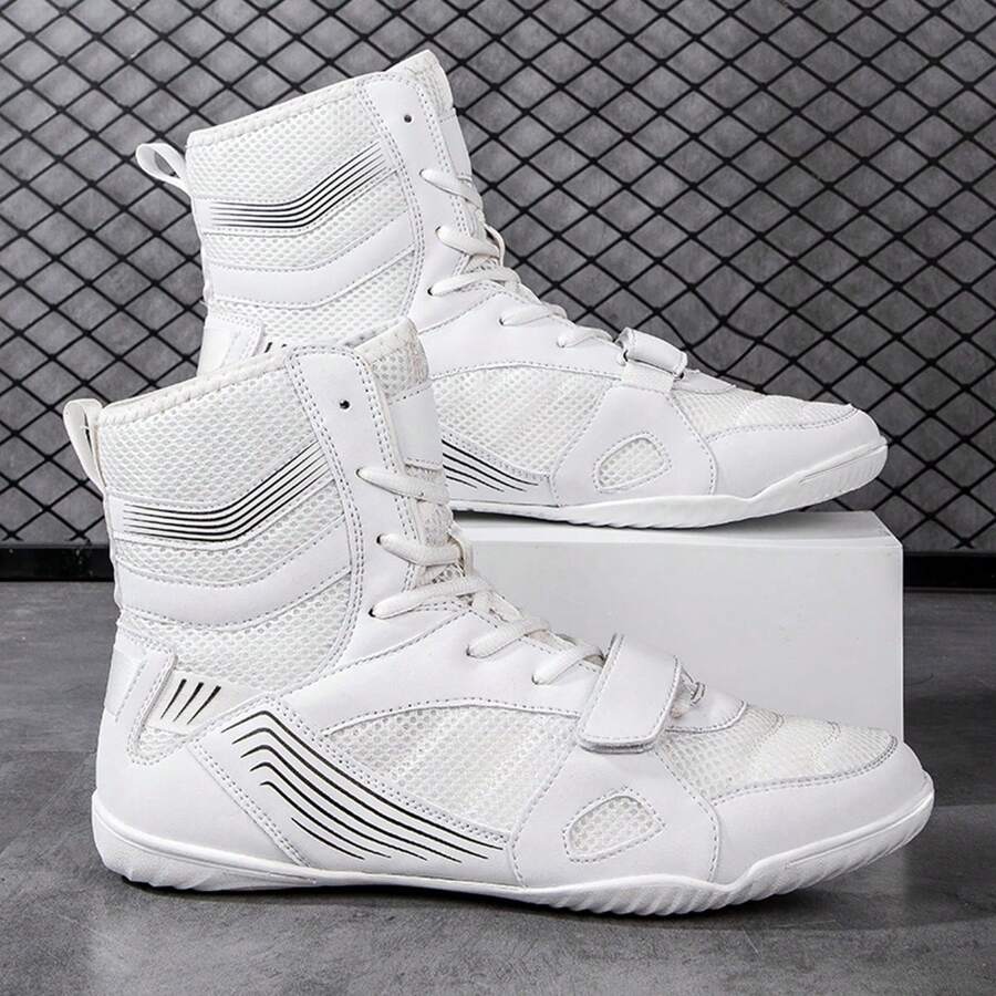 Women'S Professional Boxing Shoe High -Top Fight Shoe Fighting ...
