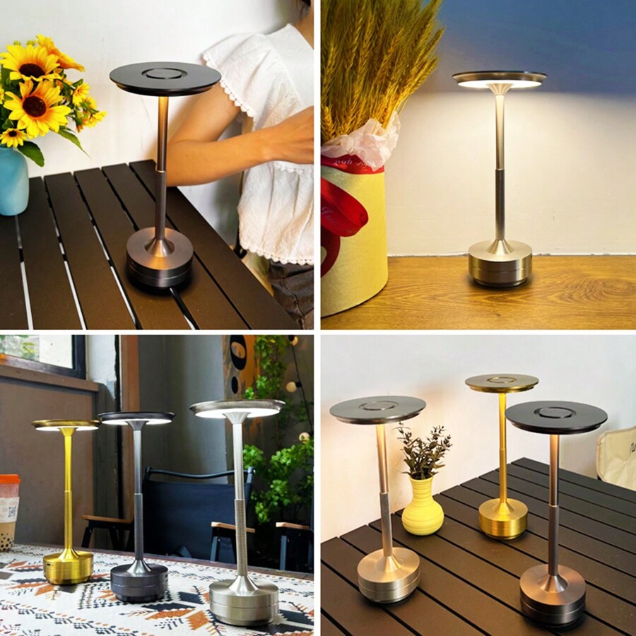1pc Three-Color Adjustable Tan Lamp Bar Table Lamp UFO Table Lamp High ...