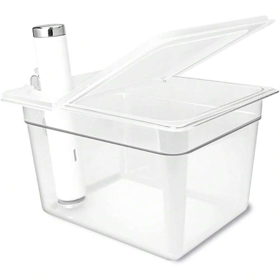 YONGSTYLE Sous Vide Container 12 Quarts with Universal Collapsible ...