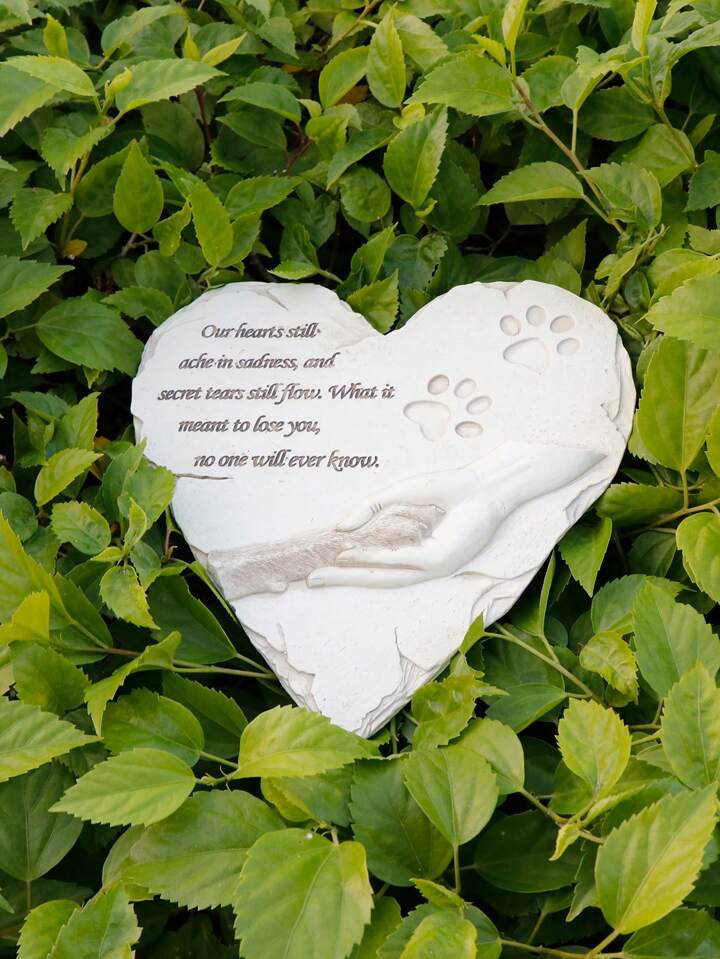 Poema De Corazón Con Huella De Mano
