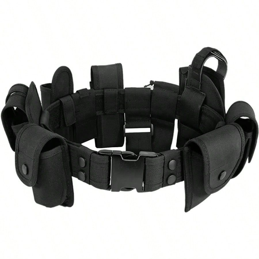 10 In 1 Police Utility Belt Security Guard Duty Belt Versatile Modular ...
