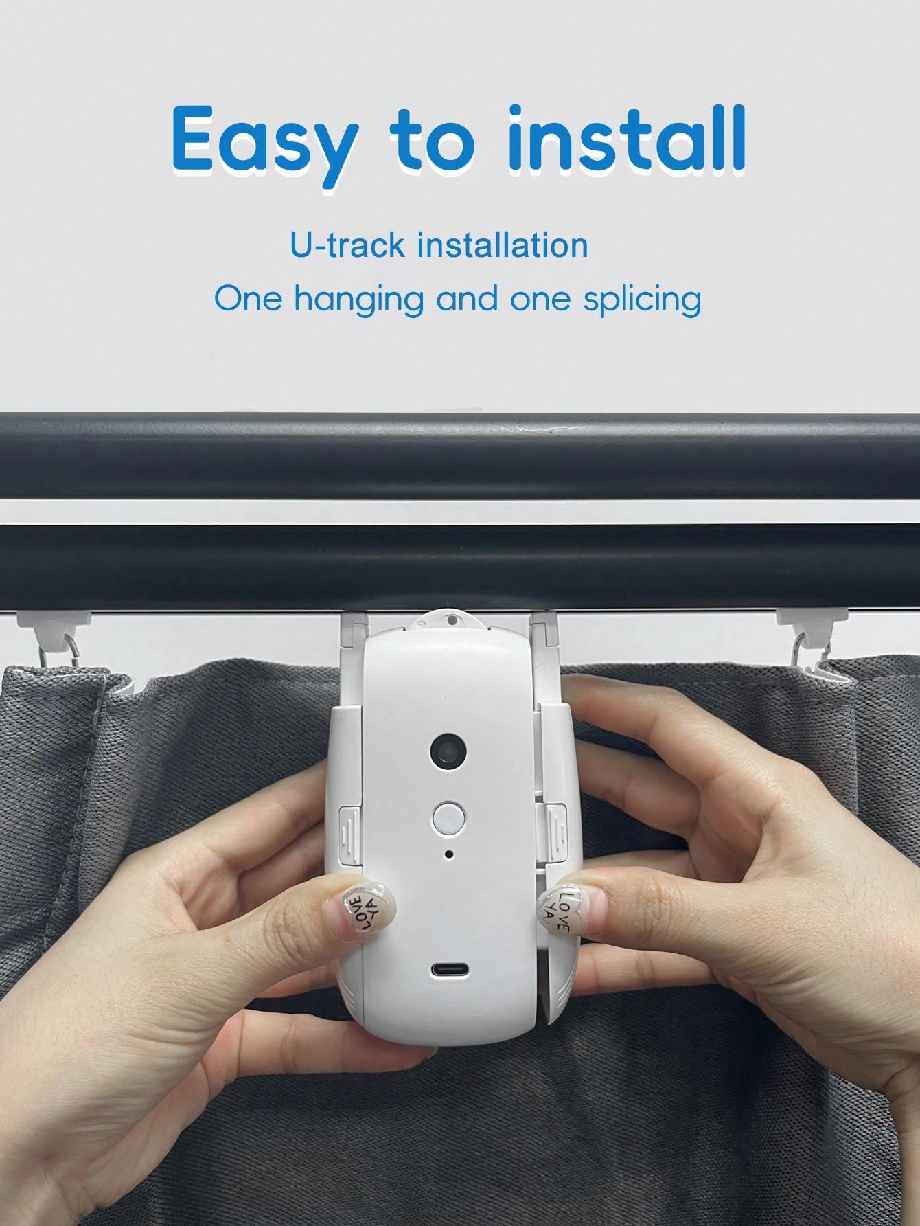 1 pièce Moteur De Rideau Intelligent, Ouvreur De Rideau Automatique ...