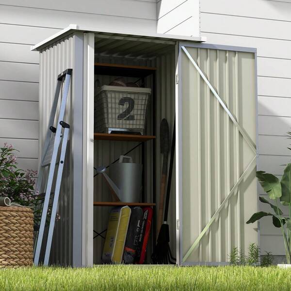 Patiowell 3 X 3 FT Outdoor Storage Shed, Small Garden Tool Storage Shed ...