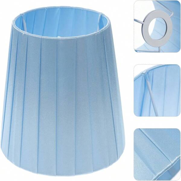 1pc Cloth Lampshade Pleat Lamp Shade Clip On Bulb Light Cover Lamp ...