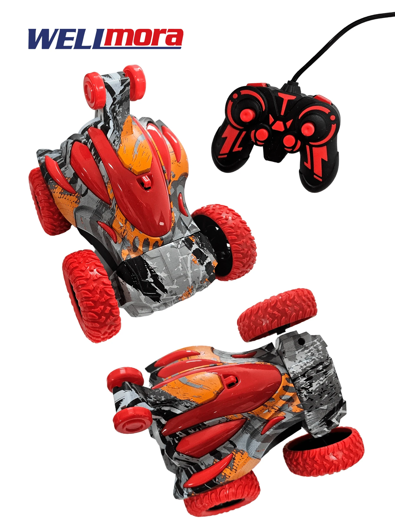 Remote Control Off-Road Stunt Car With Graffiti Design And Flashing ...