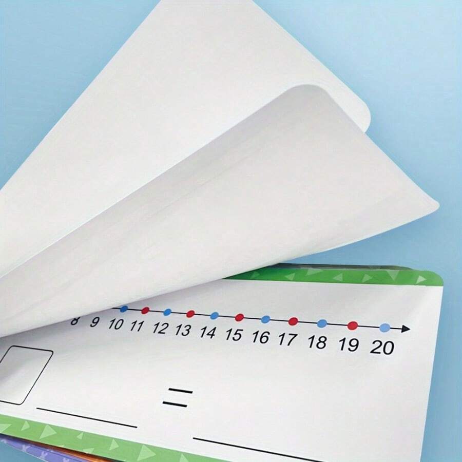16 Pack Dry Erase Number Line Cards, 0-10, 0-20 Number Line For ...