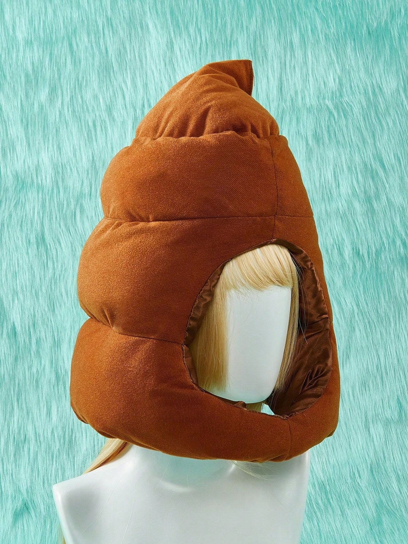 1 Pièce Chapeau Drôle En Forme De Caca Marron, Accessoire De Costume ...