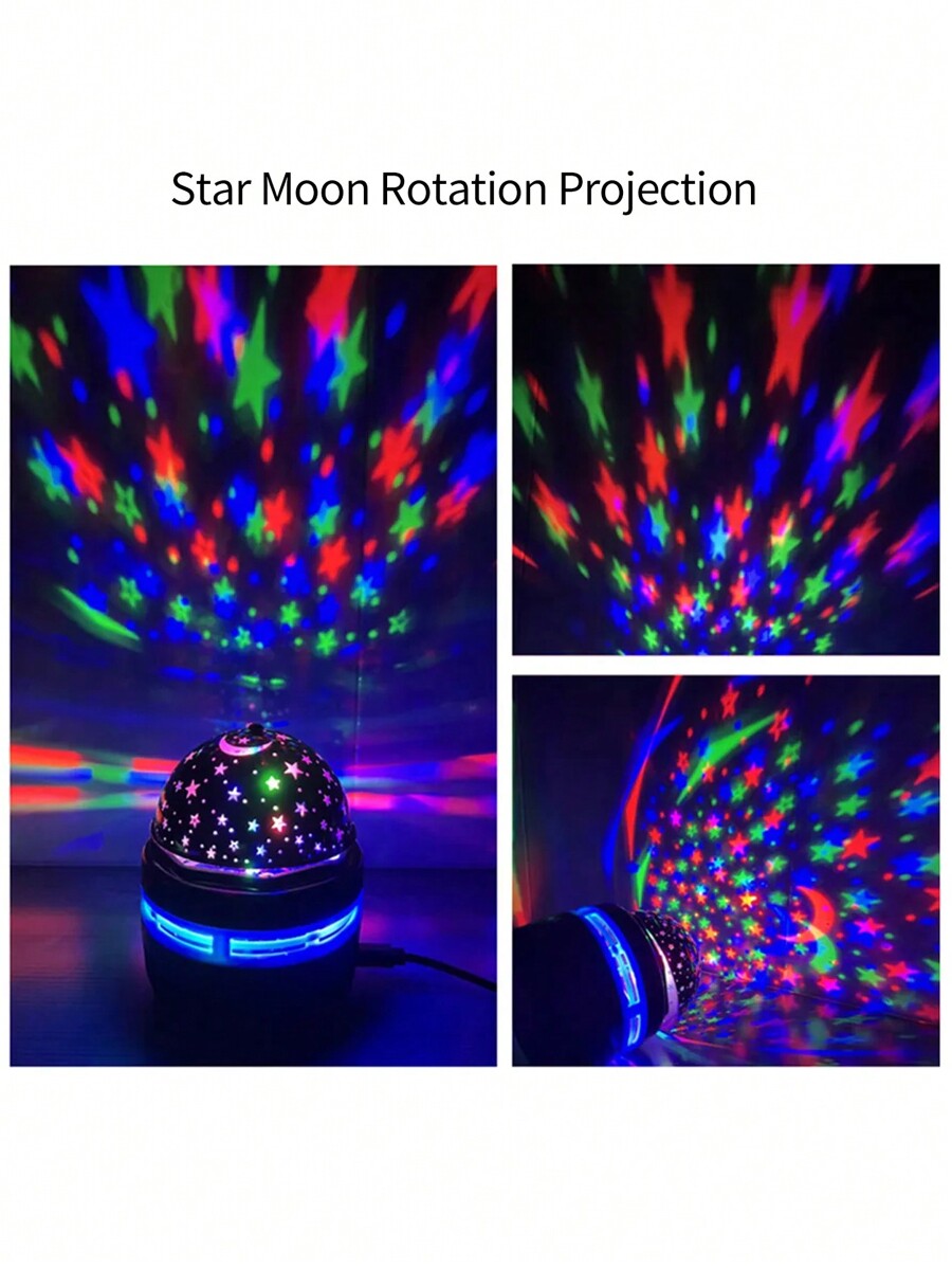 1pc Led Night Light Sky Projector Usb-Powered Starry Projection Lamp ...