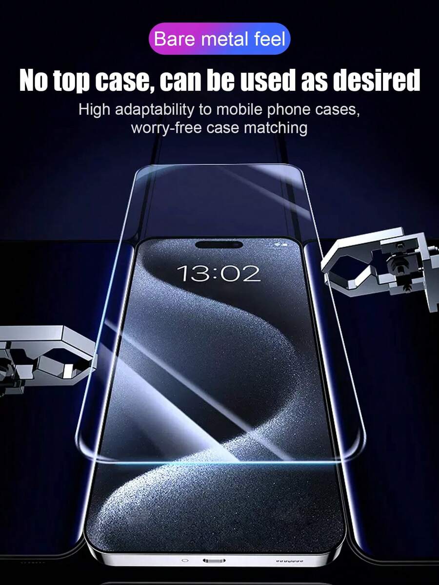 4 Stück HD A+F klar Displayschutzfolien für das iPhone, hergestellt aus ...