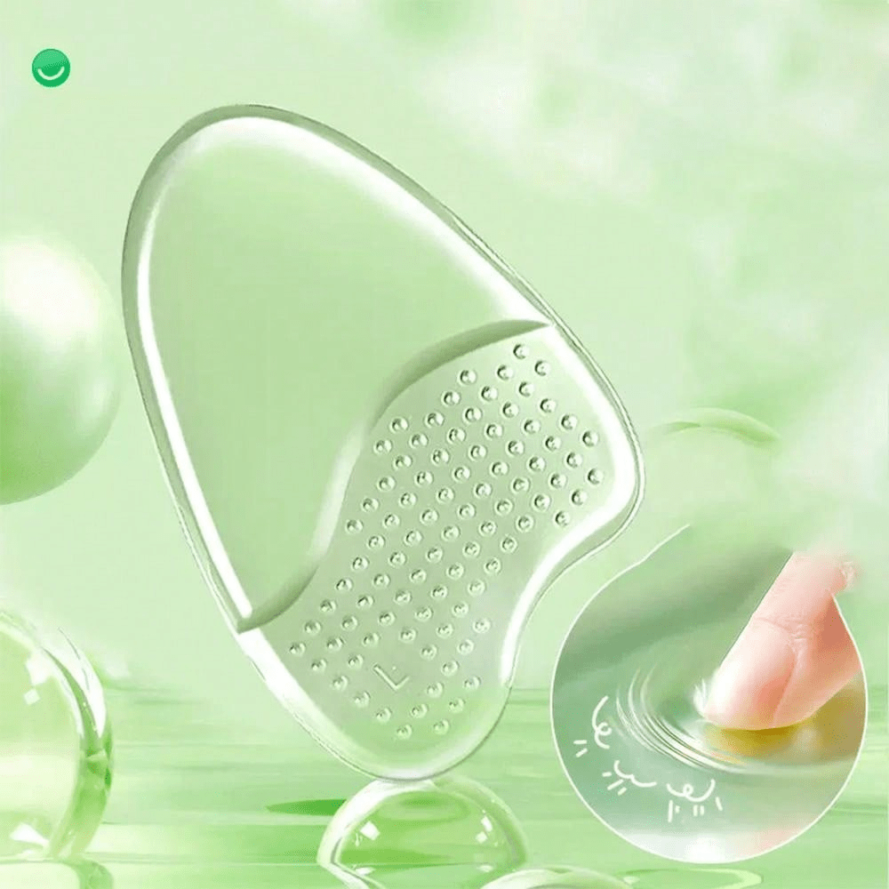 Silicone Anti-Slip Front Foot Pads With Half Size Shoe Insoles For ...