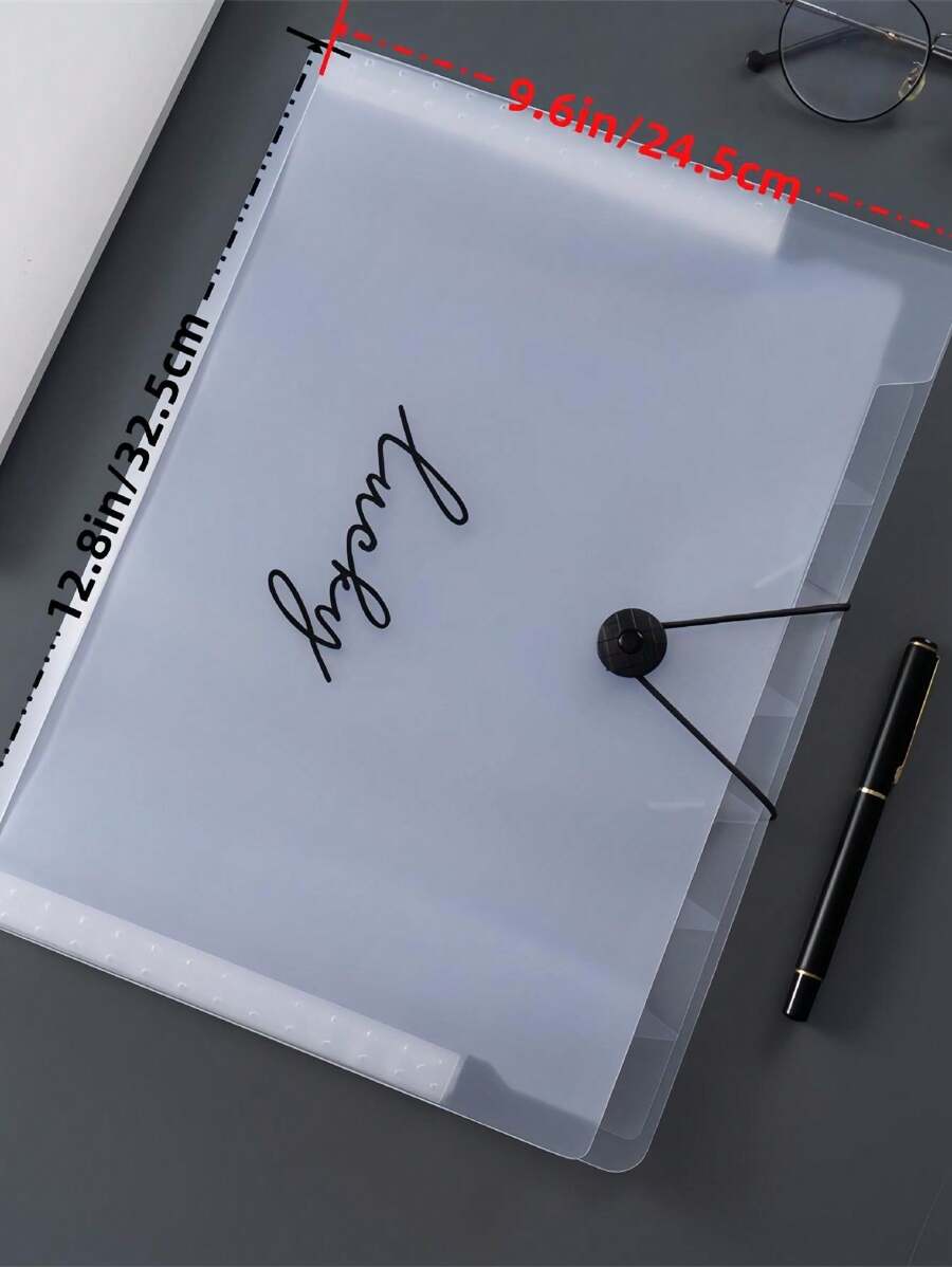 A4 File Folder Korean-Style Accordion Organizer Exam Paper Storage Bag ...