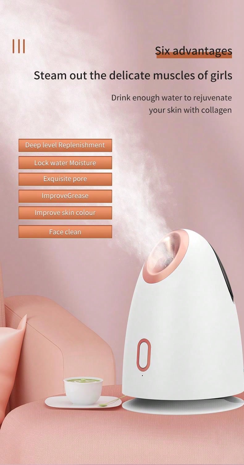 Facial Steamer Device For Home And Beauty Salon Use, Nano Mist ...