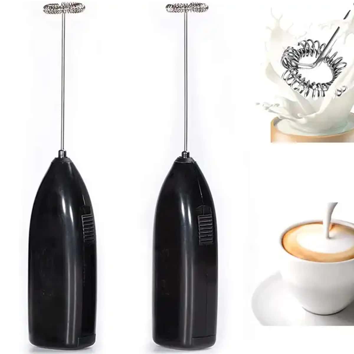 1pc Handheld Electric Milk Frother Egg Beater Maker Kitchen Drink ...