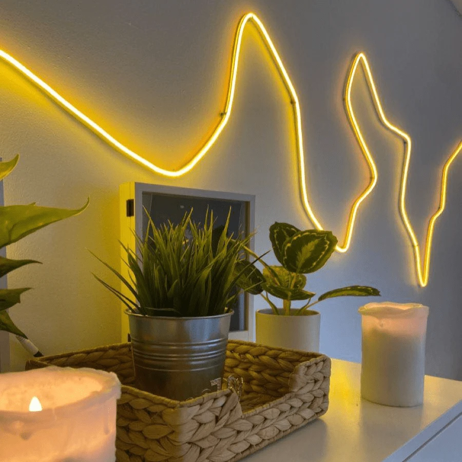 Flexible Neon Led Strip Hose Warm Light With Eliminator | SHEIN Brasil