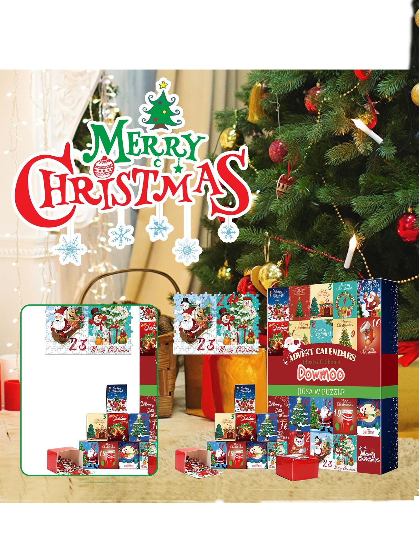 24pcs/Box Rubber Squeeze Toys Blind Gift Box Surprise Box Christmas ...