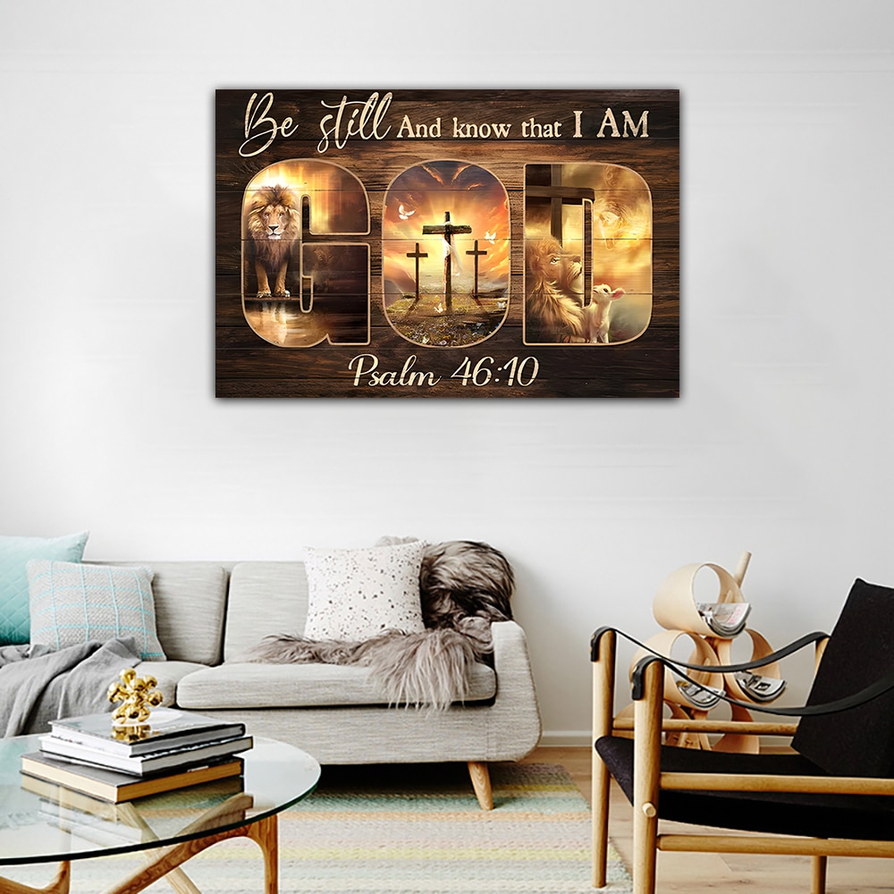 1pc, Bible Verse Canvas, Christian Canvas, Art Jesus Canvas, Still and ...