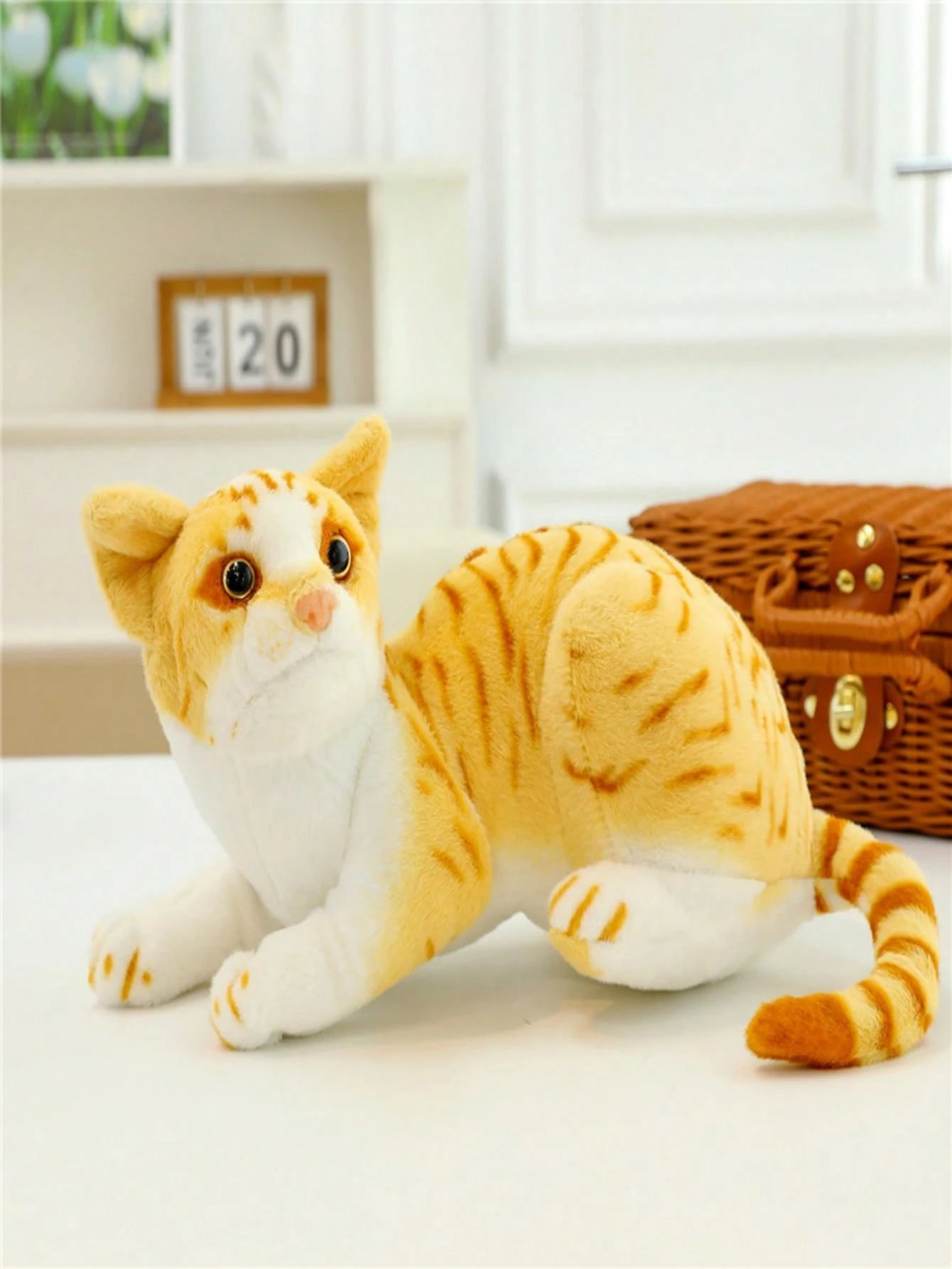 1pc Super Cute Simulation Cat Plush Toy/stuffed Animal/kitten Doll ...