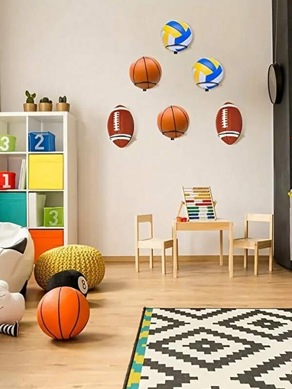 Organize Your Sports Gear with this Wall-Mounted Ball Storage Rack ...