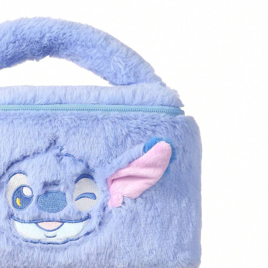 Miniso Disney Furry Season Series Bucket Cosmetic Bag (Stitch) | SHEIN UK